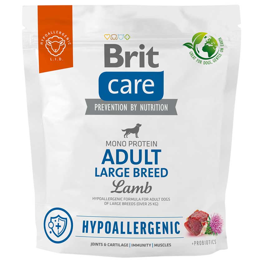 Brit Care Adult Large Lamb Hypoallergenic 1kg – NovaPet