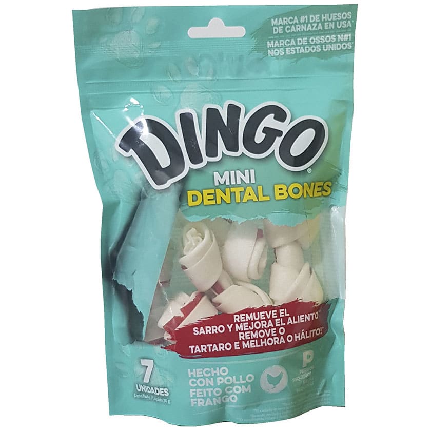 Dingo mini dental bones 7 unidades – NovaPet