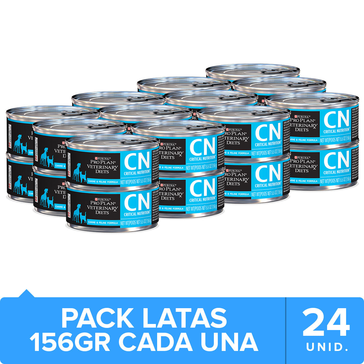 Purina Pro Plan CN Critical Nutrition Canino y Felino 156gr X 24 UNIDA ...