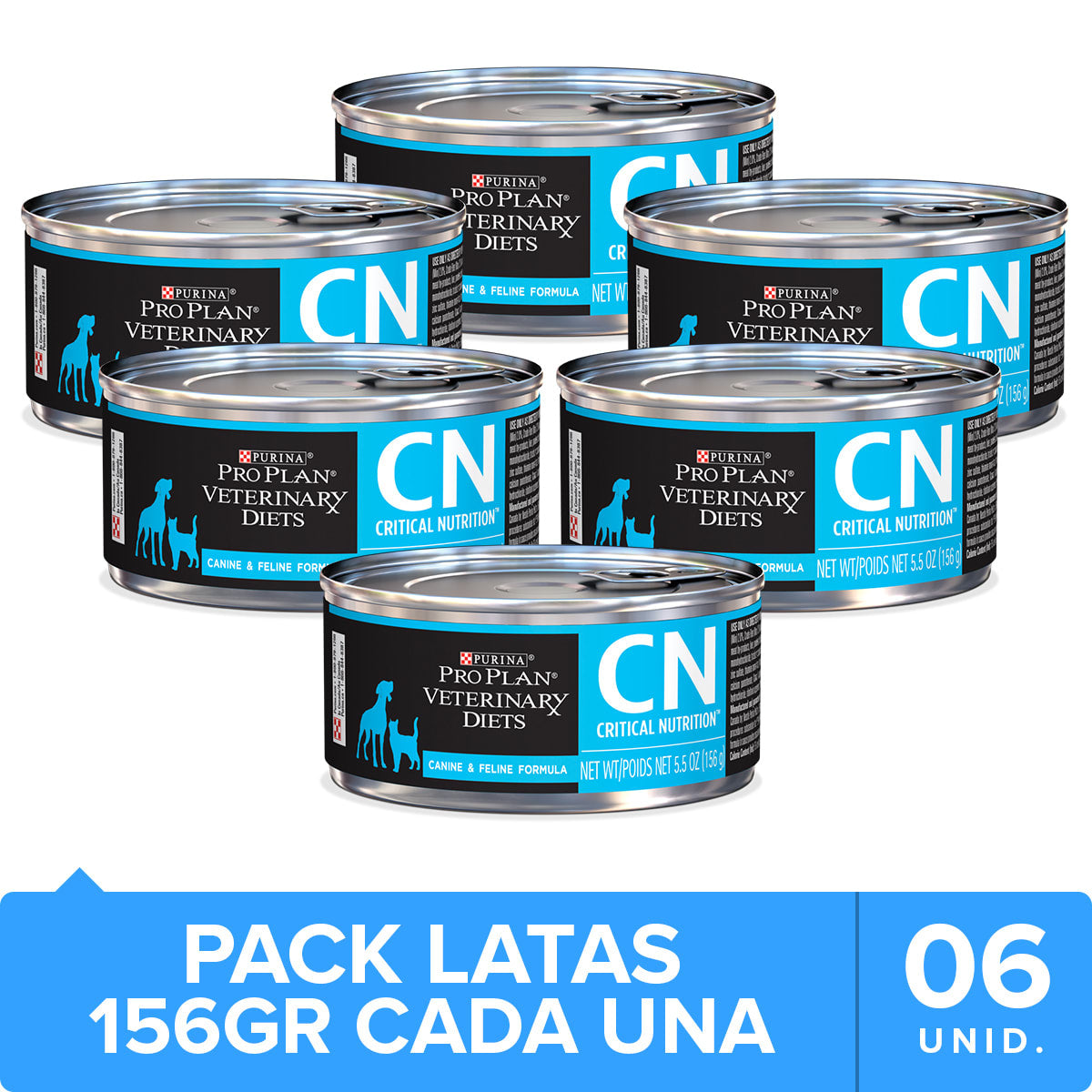 Purina Pro Plan CN Critical Nutrition Canino y Felino 156gr X 6 UNIDAD ...